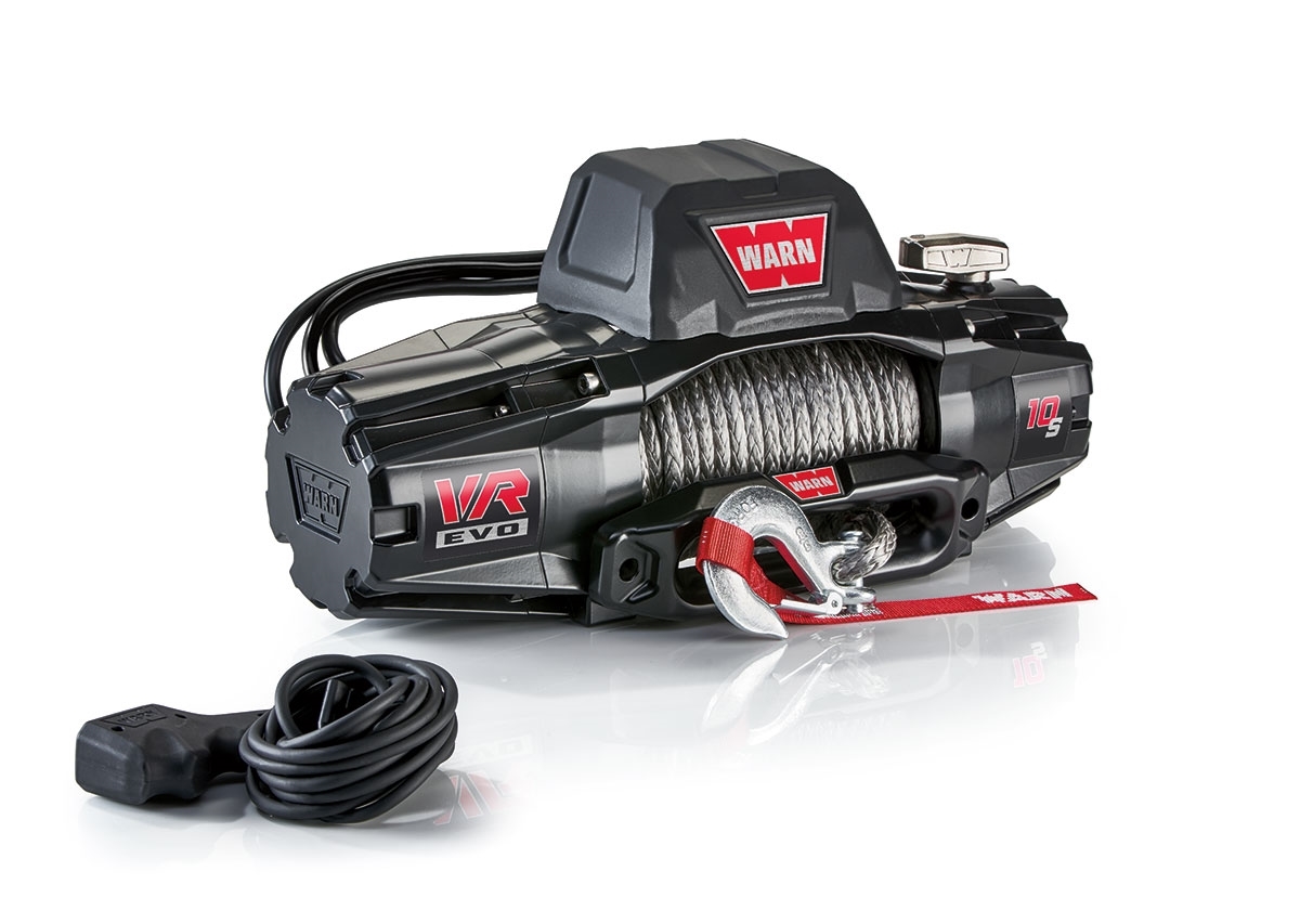 WARN VR EVO 10-S 12V WINCH - SYNTHETIC ROPE - SJM Offroad